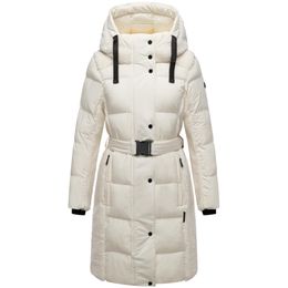 Navahoo Damen Wintermantel "Funkelteddy 14", wei&szlig;, Gr. XL, Obermaterial 1: 100% Polyester. Obermaterial 2: 100% Polyester. Innenfutter: 100%