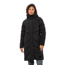 Jack Wolfskin Damen Daunenmantel "MARIENPLATZ COAT W RDS", schwarz, Gr. M, Obermaterial: 87% Polyamid, 13% sonstige Fasern. Futter: 100% Polyester.