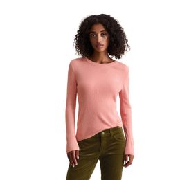 Marc O'Polo Damen Rundhalspullover "aus softem Schurwolle-Mix", rosa, Gr. XXL, MARC O'POLO DENIM, unifarben, Obermaterial: 40% Schurwolle, 40% Polyamid, 20%