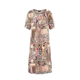 GOLDNER Damen Sommerkleid "H&auml;ngerchen Kleid im Mustermix", beige, Gr. 46, Kleider