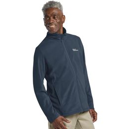 Jack Wolfskin Herren Fleecejacke "TAUNUS FZ M", blau, Gr. L, Oberstoff: 100% POLYESTER ; Futter: 100% POLYESTER, Jacken