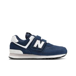 New Balance Damen Sneaker "574", Gr. 30, blau, Synthetik, Schuhe, mit Klettverschluss