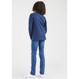 LEVI'S KIDS Kinder Skinny-fit-Jeans "LVB-510 SKINNY FIT JEANS", blau, Gr. 3, Denim/Jeans, Obermaterial: 69% Baumwolle, 26% Polyester, 3% Viskose, 2%