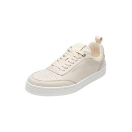 N91 Damen Sneaker "Court W AB Damensneaker", Gr. 36, beige, Leder, Schuhe, Turnschuh Leder handgefertigt, sportlicher Freizeitschuh Damen