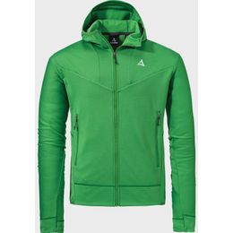 Sch&ouml;ffel SCH&Ouml;FFEL Herren Fleecejacke "Mountain Fleece Hoody Style Blaueis MNS", gr&uuml;n, Gr. 52, Oberstoff: 94% Polyester 6% Elasthan, Jacken