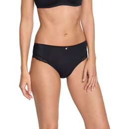 SuSa Damen Slip "Damen Slip Capri", Gr. 46, schwarz, Stoff, Obermaterial: 77% Polyamid PA. 23% Elasthan EL., Unterhosen