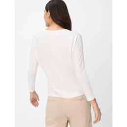 Brax Damen Kurzarmshirt "Style CHARLENE"sanftes wei&szlig;, Gr. 34, 95% Viskose, 5% Elasthan, Shirts