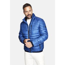 NEW CANADIAN Herren Steppjacke, blau, Gr. 31, unifarben, 100% Polyester, Jacken, mit elastischem Bund am Saum und Armabschluss