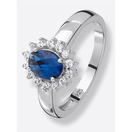 Lady Damen Fingerring, 17, Silber 925 (Sterlingsilber), silber, Silber 925 (Sterlingsilber), Fingerringe