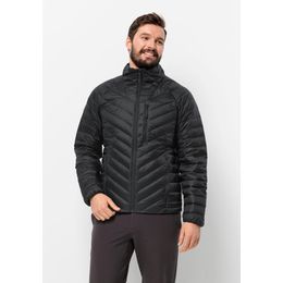 Jack Wolfskin Herren Daunenjacke "PASSAMANI DOWN JKT M"phantom, Gr. S, OBERSTOFF 100% POLYAMID FUTTER 100% POLYESTER 1. FÜLLUNG 90% GRAUE
