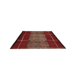 Teppich HEINE HOME, B:80cm H:5mm L:165cm, rot, Kunstfaser, Polyester, Polypropylen, Wohnzimmer, Teppiche