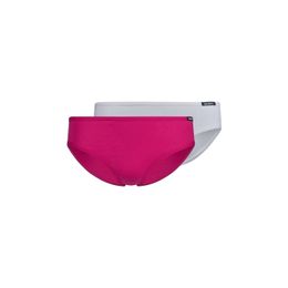 Skiny M&auml;dchen Slip "Slip 2er Pack", Gr. 152, pink, Obermaterial: 95% Baumwolle CO. 5% Elasthan EL., Unterhosen