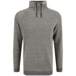 Blend Herren Strickfleece-Pullover "Strickpullover BHComulco", grau, Gr. S, Obermaterial: 100% Baumwolle CO., Pullover
