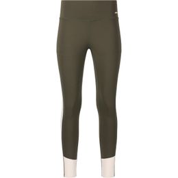 ENDURANCE ATHLECIA ATHLECIA Damen Trainingstights "Aspasia", braun, Gr. 38, mehrfarbig, 77% Polyamid, 23% Elasthan, Hosen, mit Quick-Dry-Funktion