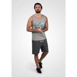 INDICODE Herren Chinoshorts "Chinoshorts IDAbbey", grau, Gr. L, Obermaterial: 98% Baumwolle CO. 2% Elasthan EL., Hosen