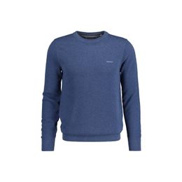 Gant Herren Sweater "Strickpullover COTTON PIQUE C-NECK", blau, Gr. 4XL, Obermaterial: 100% Baumwolle CO., Sweatshirts