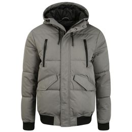 INDICODE Herren Winterjacke "Winterjacke IDRavert", grau, Gr. XL, Obermaterial: 65% Polyester PES. 35% Baumwolle CO., Jacken
