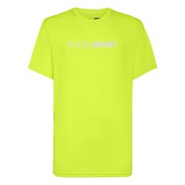 Plein Sport Herren T-Shirt "Rundhals-T-Shirt", gelb, Gr. M, Obermaterial: 89% Polyester, 11% Elasthan, Shirts