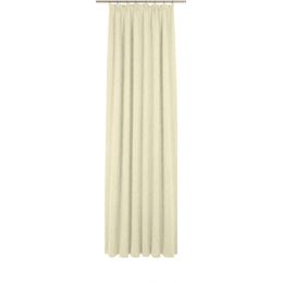 Vorhang WIRTH, B:135cm H:225cm, beige, Polyacryl, Polyester, Wohnzimmer, Gardinen, "Conny"