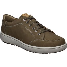 Josef Seibel Herren Sneaker "David 03, oliv-kombi", Gr. 46, grün, Obermaterial: 100% Rindsleder Leather cow., Schuhe