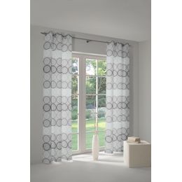 Vorhang WIRTH, B:132cm H:175cm, gr&uuml;n, Jacquard, Baumwolle, Polyester, Wohnzimmer, Gardinen, "Zirbello"