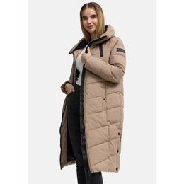 Navahoo Damen Winterjacke "Schmatzib&auml;r", grau, Gr. XL, Obermaterial: 100% Polyester; Innenseite: 100% Polyester; Futter: 100% Polyester, Jacken, mit