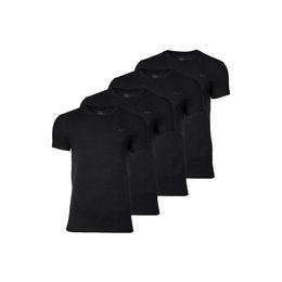 Gant Herren T-Shirt "T-Shirt C-NECK T-SHIRT 4-PACK 4er Pack", schwarz, Gr. L, Obermaterial: 100% Baumwolle CO., Shirts