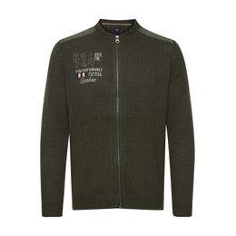 FQ1924 Herren Strickjacke "Strickjacke FQErland", gr&uuml;n, Gr. XL, Obermaterial: 50% Baumwolle CO. 50% Polyacryl PAN., Strickjacken