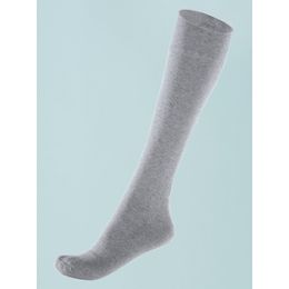 w&auml;schepur W&Auml;SCHEPUR Damen Socken, Gr. 3, grau, 90% Baumwolle, 8% Polyamid, 2% Elasthan, Socken