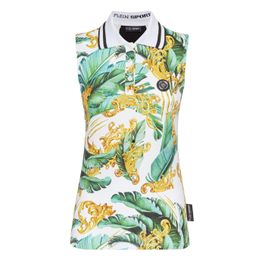 Plein Sport Damen T-Shirt "Rundhals-T-Shirt", bunt, Gr. L, Obermaterial: 100% Baumwolle, Shirts