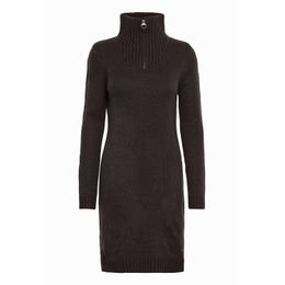 oxmo Damen Midikleid "Midikleid OXCarryola", schwarz, Gr. S, Obermaterial: 100% Polyacryl PAN., Kleider