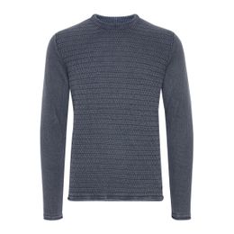 Blend Herren Strickfleece-Pullover "Strickpullover BHTaavi", blau, Gr. XXL, Obermaterial: 100% Baumwolle CO., Pullover