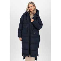 alife and kickin ALIFE & KICKIN Damen Winterjacke "Damen RihannaAK A Steppjacke, Winterjacke, gef&uuml;tterte Jacke", blau, Gr. L, 100% Polyester, Jacken, Langer, warmer