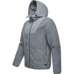 Ragwear Herren Fleecejacke "Adar", grau, Gr. XXL, Fleece, Obermaterial: 100% Polyester; Innenfutter: 100% Polyester, Jacken, Angesagte Herren