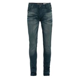 Cipo & Baxx CIPO & BAXX Herren Slim-fit-Jeans "Jeans", gr&uuml;n, Basic, Gr. 33, unifarben, 98% Baumwolle, 2% Elasthan, Jeans, im 5-Pocket Style, CD-492