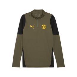 Puma Herren T-Shirt "Borussia Dortmund Trainingstop Herren", grün, Gr. XL, clean, Obermaterial: 100% Polyester, Shirts