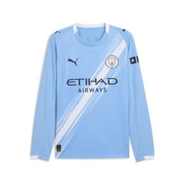 Puma Herren Trainingsshirt "Manchester City 25/26 Langarm-Heimtrikot Herren", weiß, Gr. M, Obermaterial: 100% Polyester; Rippe: 100% Polyester, Shirts