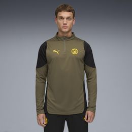Puma Herren T-Shirt "Borussia Dortmund Trainingstop Herren"loden gr&uuml;n schwarz, Gr. XS, clean, Obermaterial: 100% Polyester, Shirts