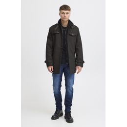 INDICODE Herren Kurzmantel "Kurzmantel IDBrandan", schwarz, Gr. M, Obermaterial: 50% Wolle WO. 50% Polyester PES., M&auml;ntel