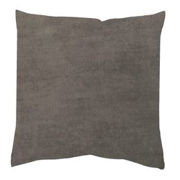 Dekokissen Home Wohnideen, B:40cm L:40cm, grau, Polyester, Dekokissen_Sitzkissen_Kissenh&uuml;llen, "ELMER"