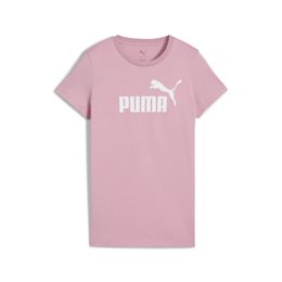 Puma Damen T-Shirt "ESS No. 1 Logo T-Shirt Damen", rosa, Gr. L, Obermaterial: 100% Baumwolle; Kragen: 30% Polyester, 70% Baumwolle, Shirts