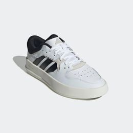 Herren Sneaker "COURT 24", adidas Sportswear, Gr. 45, wei&szlig;, Synthetik, Textil, Schuhe