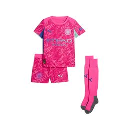 Puma Jungen Trainingsanzug "Manchester City 25/26 Torwart-Minikit Kinder", gr&uuml;n, Gr. 116, Obermaterial: 100% Polyester; Rippe: 100% Polyester,