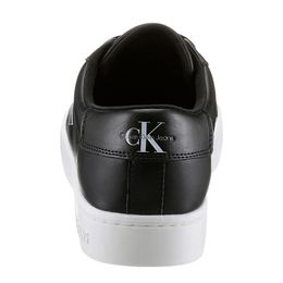 Calvin Klein Jeans "CLASSIC CUPSOLE LACEUP LOW LTH" mit kontrastfarbigen Logodruck, Freizeitschuh, Halbschuh, Schn&uuml;rschuh