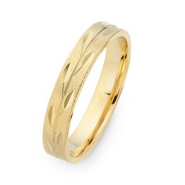 Phoenix PH&Ouml;NIX Damen Trauring "Schmuck Partnerring Ehering Verlobungsring Freundschaftsring", 56, Silber 925 (Sterlingsilber), 4mm, gold, Silber 925