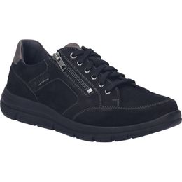 Josef Seibel Herren Schn&uuml;rschuh "Giuseppe 08, schwarz-kombi", Gr. 46, schwarz, Obermaterial: 100% Rindsleder Leather cow., Schuhe