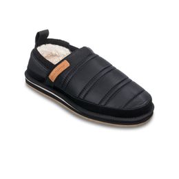 Quiksilver Herren Slip-On Sneaker "After Session", Gr. 8, schwarz, Obermaterial: Textil, Leder – Futter: Textil – Laufsohle: Gummi, Schuhe