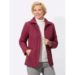 CLASSIC Damen Steppjacke, rot, Gr. 38, unifarben, 100% Polyester, Wattierung:100% Polyester, Jacken