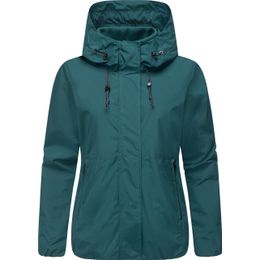 Ragwear Damen Outdoorjacke "Sunniva Light", blau, Basic, Gr. XS, Obermaterial: 100% Polyester; Innenfutter: 100% Polyester, Jacken, Wasserdichte und