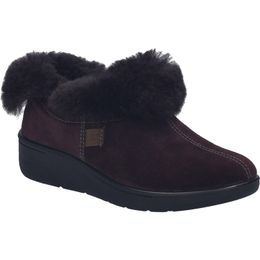 Josef Seibel Damen Hausschuh "Tara 04, aubergine", Gr. 37aubergine, Obermaterial: 100% Lammfell LF., Schuhe